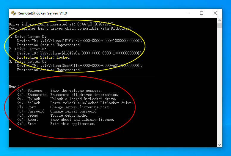 Fluffysoft · Remote Bitlocker 